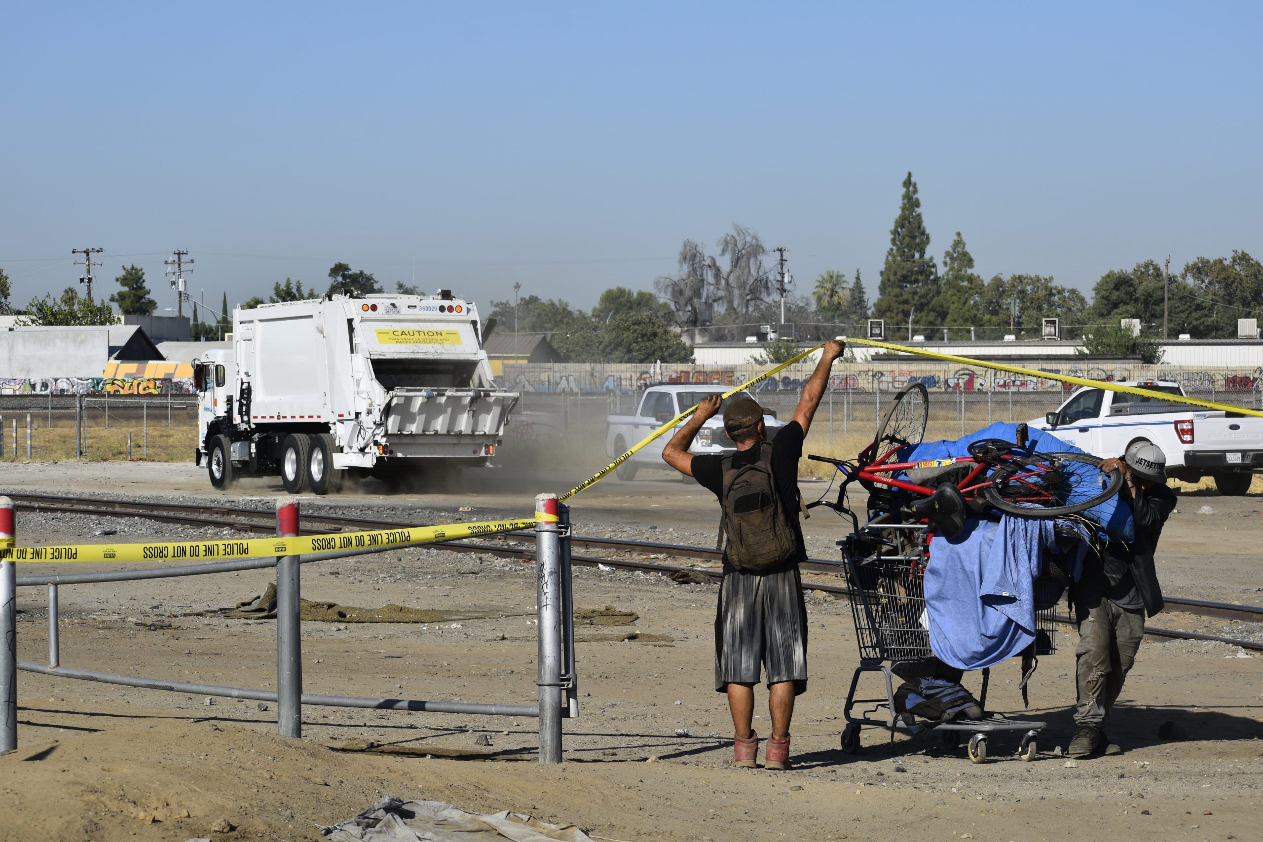 Homeless encampment residents prepare for Fresno's new laws